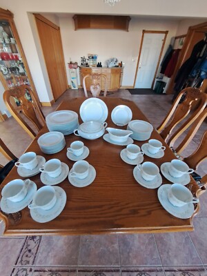 Grace China Rhapsody 1960's Vintage Porcelain Dinnerware 58 Piece ...