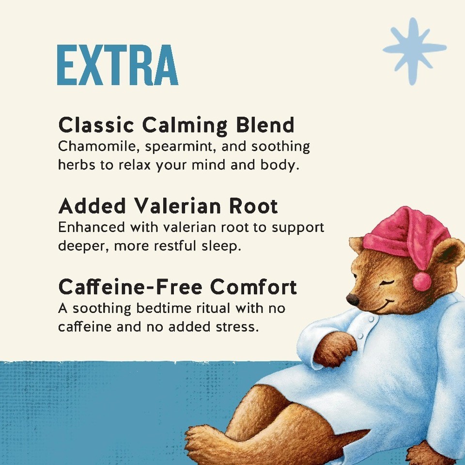(4 pack) Celestial Seasonings Sleepytime Extra Wellness Herbal Tea Bags ...
