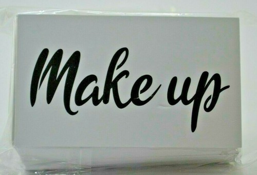 Make Up Appointment Reminder Cards, Simple White Black, 100 pk. 3.5" x ...