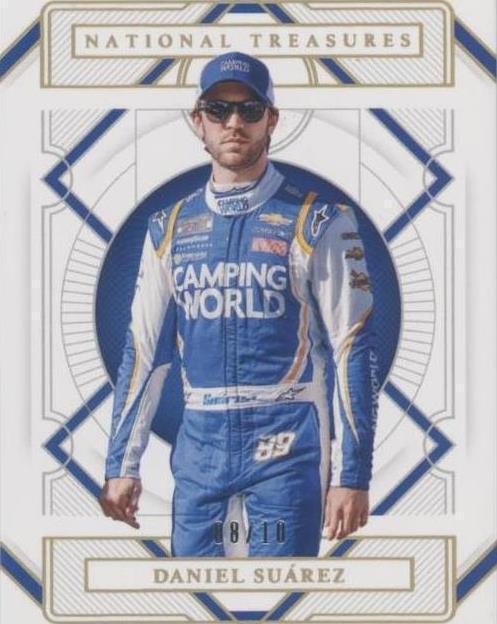 2021 Panini National Treasures - Daniel Suarez #23 Holo Gold /10 for ...