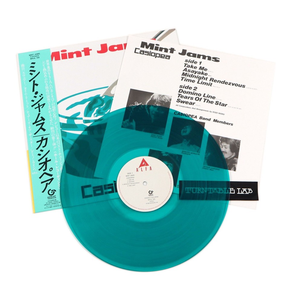 Casiopea Mint Jams Clear Green Vinyl LP Record Limited Edition Japan ...