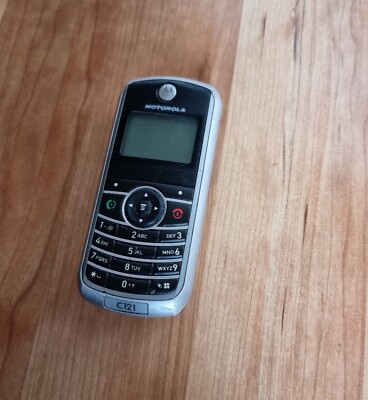 Motorola C121 in silber-schwarz | eBay
