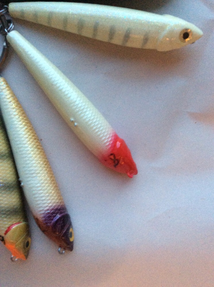 NINETEEN (19) STI! PUPFISH Lure SALESMAN SAMPLE RING-HARD TO FIND ...