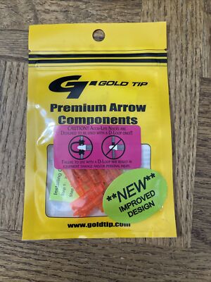Gold Tip Premium Arrow Components Nock Orange | eBay