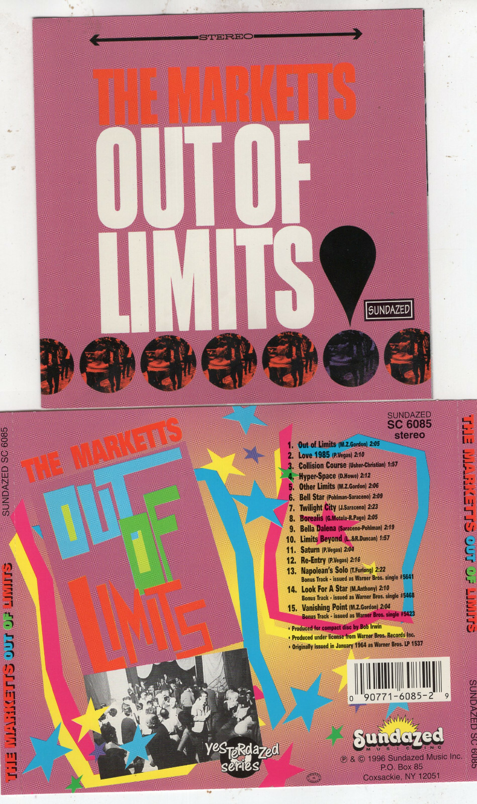 THE MARKETTS - OUT OF LIMITS (CD 1996) **15 TRACKS** 90771608529| eBay