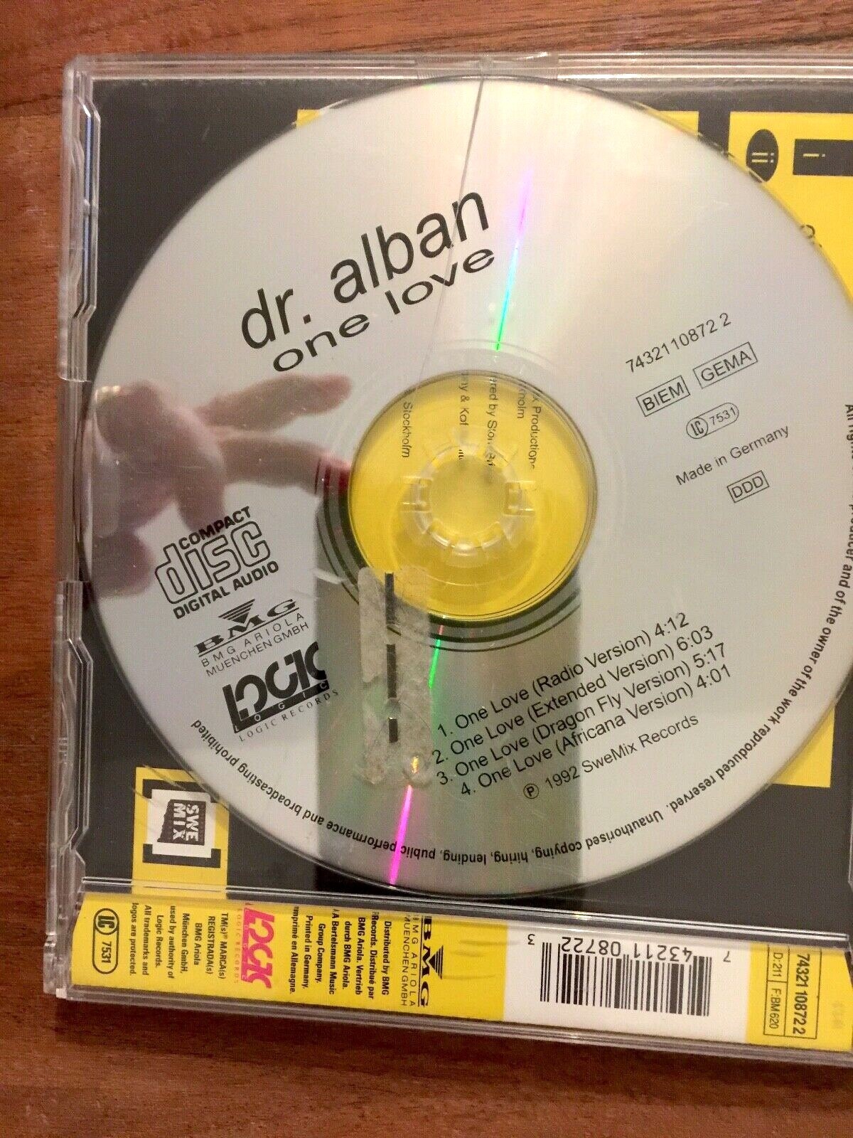 CD - DR ALBAN : ONE LOVE - MAXI REMIX | eBay