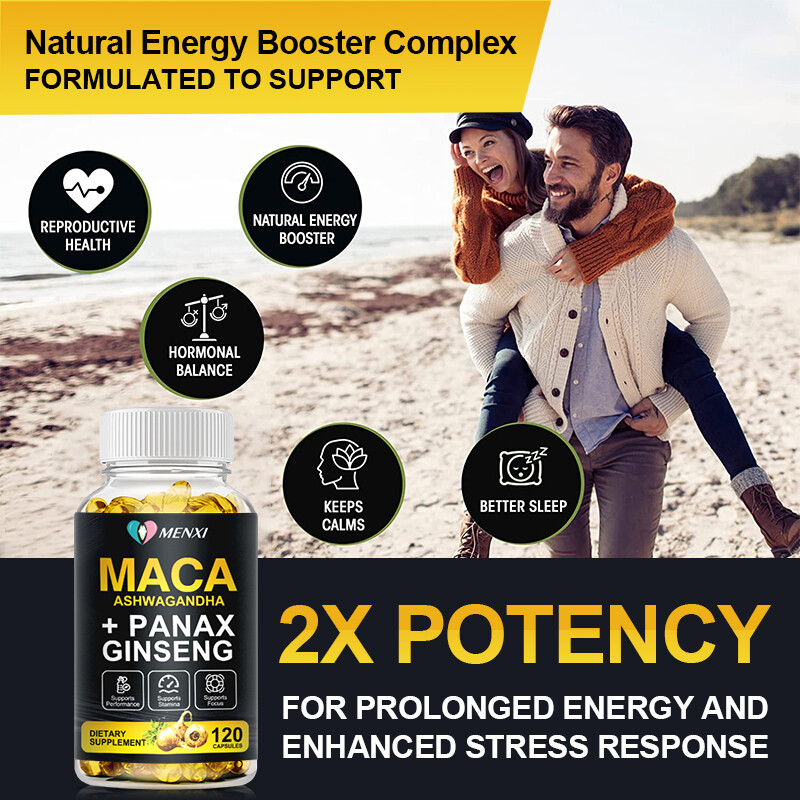Organic Maca Root Capsules | 240 Pills | Peruvian Maca Extract for Men ...