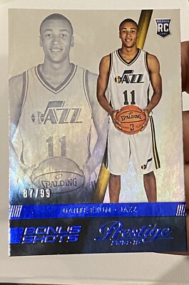 2014-15 Prestige Bonus Shots #165 Dante Exum Rookie Card /99 | eBay
