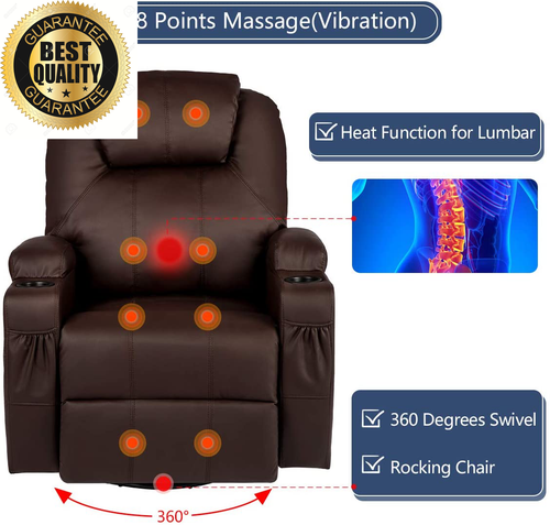 Deluxe Padded Recliner Comfort Coils Lazy Boy Chair Comfy Comfortable ...