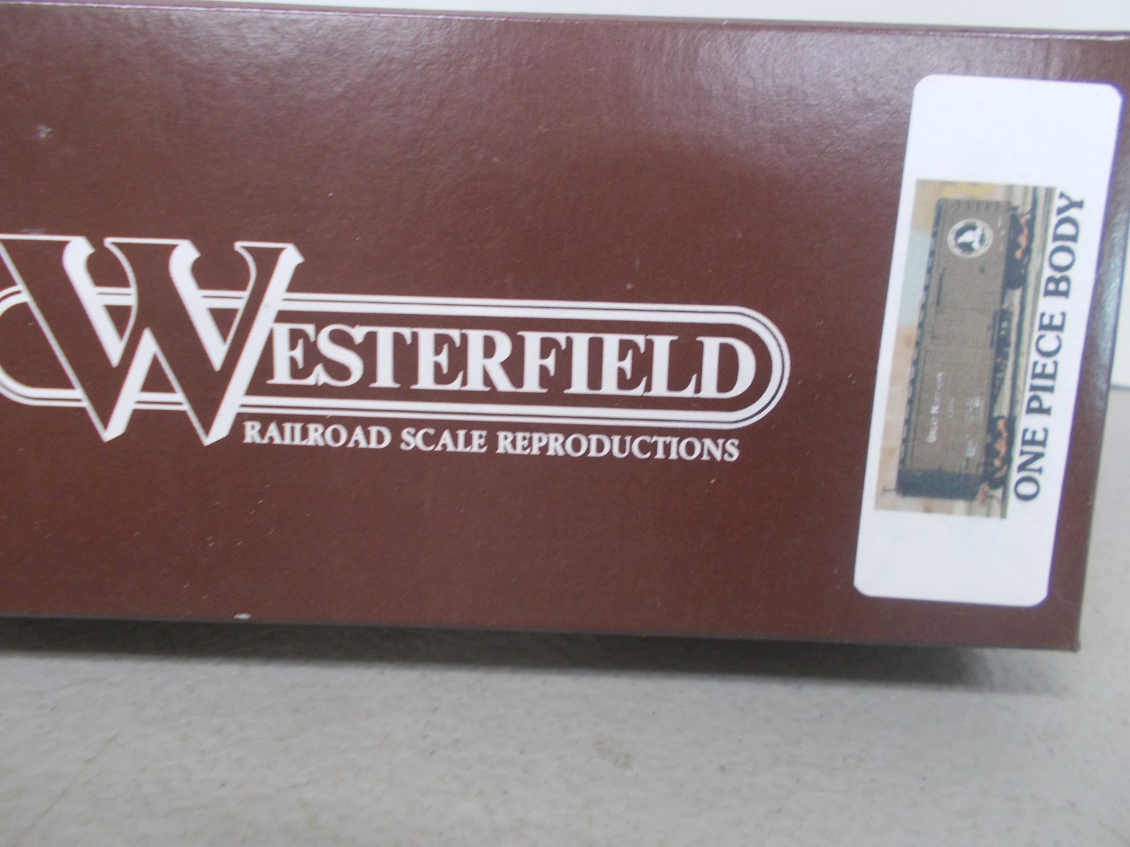 WESTERFIELD # 10457 ~ GN SERIES 22744 BOX CAR KIT ~ONE PIECE BODY~HO ...