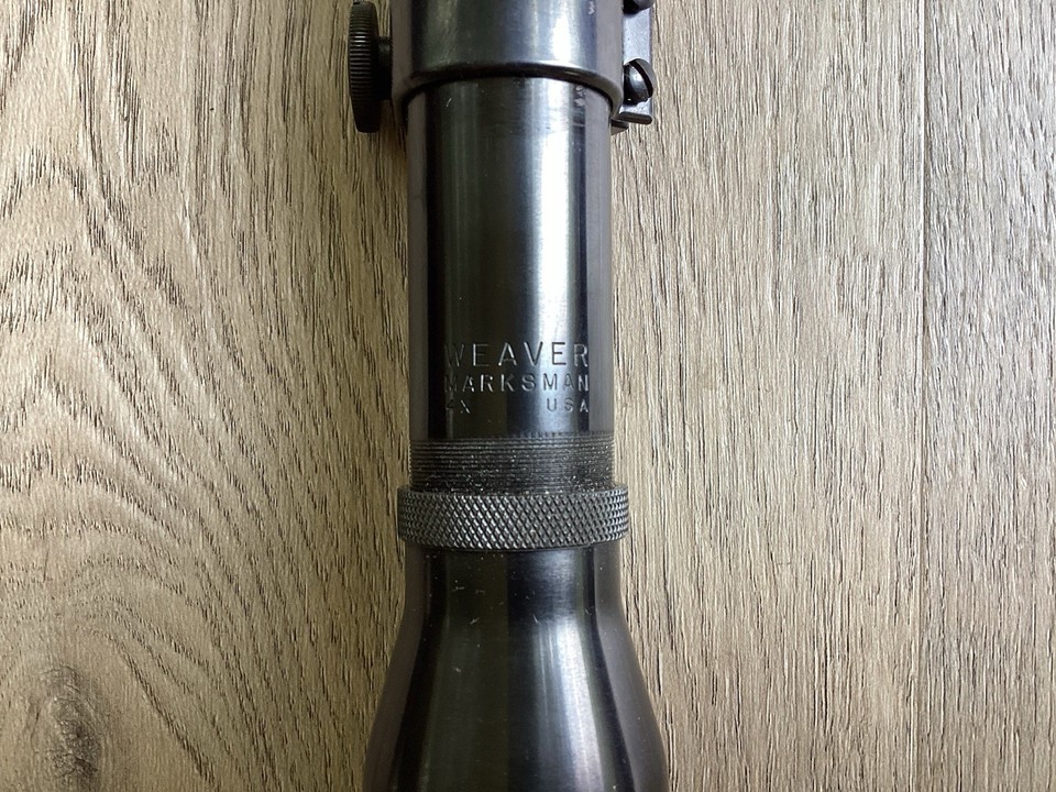 Weaver Marksman 4X Rifle Scope with Rings Made in USA | eBay