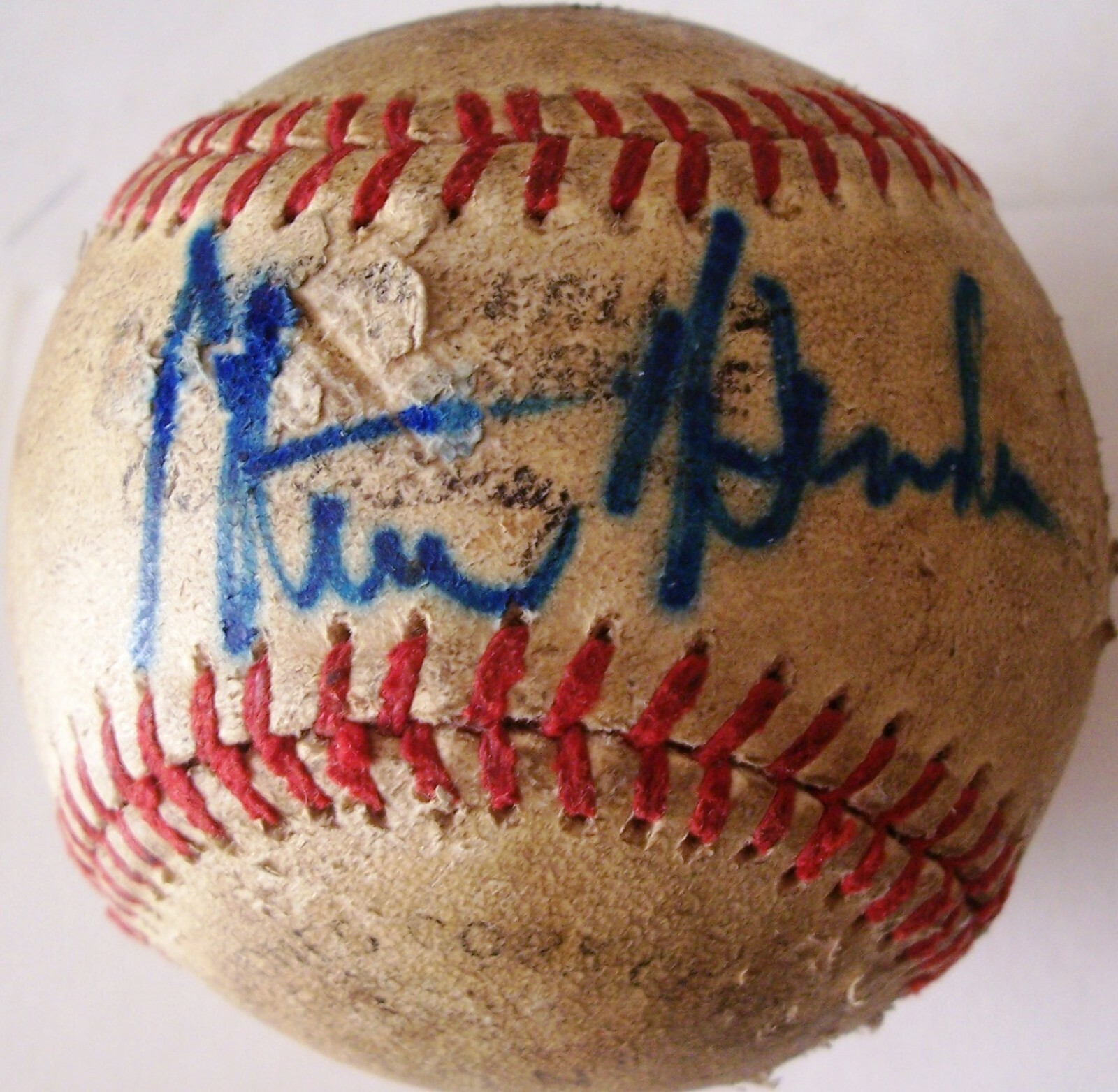 STEVE HENDERSON (Mets/Cubs/A's/Astros) ASTRODOME Game Used Signed/Auto ...