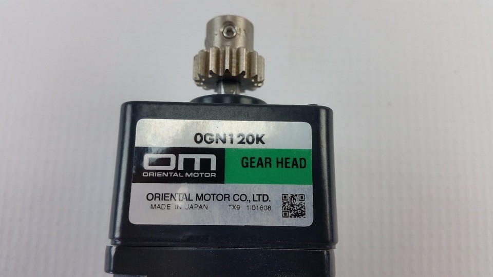 ORIENTAL MOTOR ORK1GN-C REVERSIBLE MOTOR 0RK1GN-C, GEAR HEAD 0GN120K ...