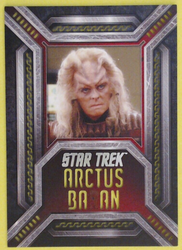 Star Trek TNG Inscriptions - Laser Cut Villains PC56 Arctus Baran ...