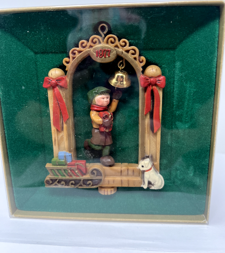 Vintage Hallmark Christmas Ornament Twirl About 1977 Bell Ringer | eBay