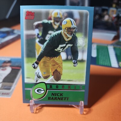 2003 topps Rookie Nick Barnett card 381 | eBay