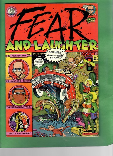 1977 FEAR AND LAUGHTER - UNDERGROUND COMIX - FANZINE - 1ST PRINTING ...