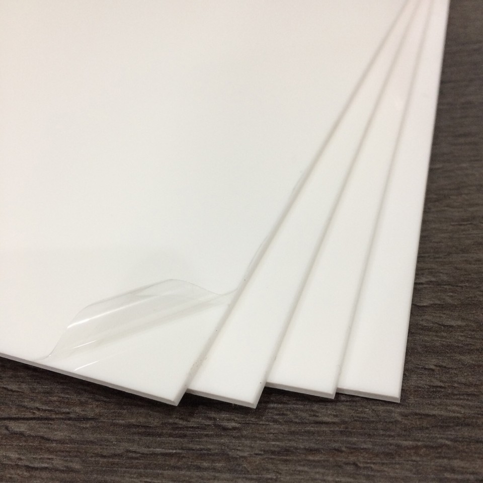 Styrene Sheets . Plasticard (HIPS) A4 Plastic Sheets White Gloss 0.5mm ...