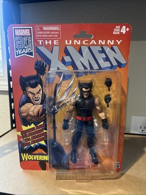 Hasbro Marvel Legends Ninja Wolverine 6-inch Action Figure X-Men Retro ...
