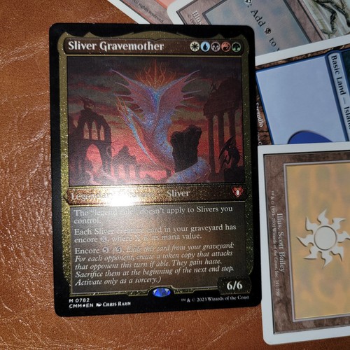 "Thick Card" Sliver Gravemother Commander Deck Custom Complete Ready to ...
