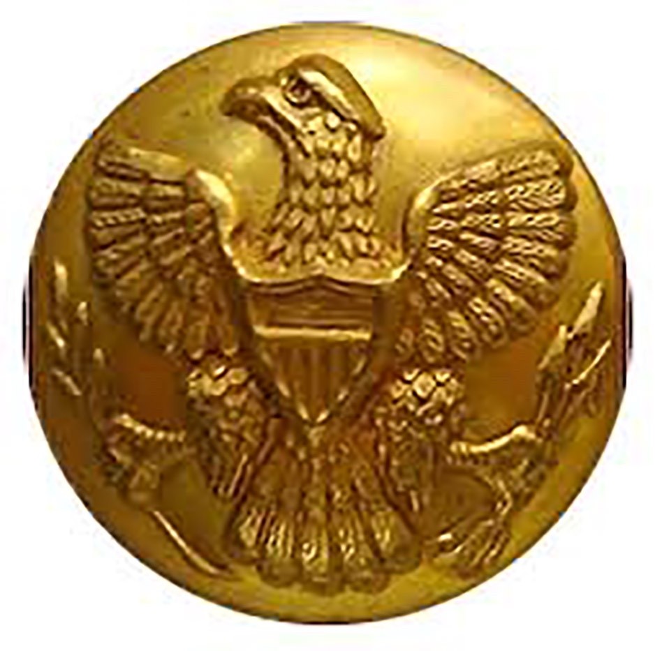 Civil War Eagle Button Mint Condition worked by Union and Confederate ...