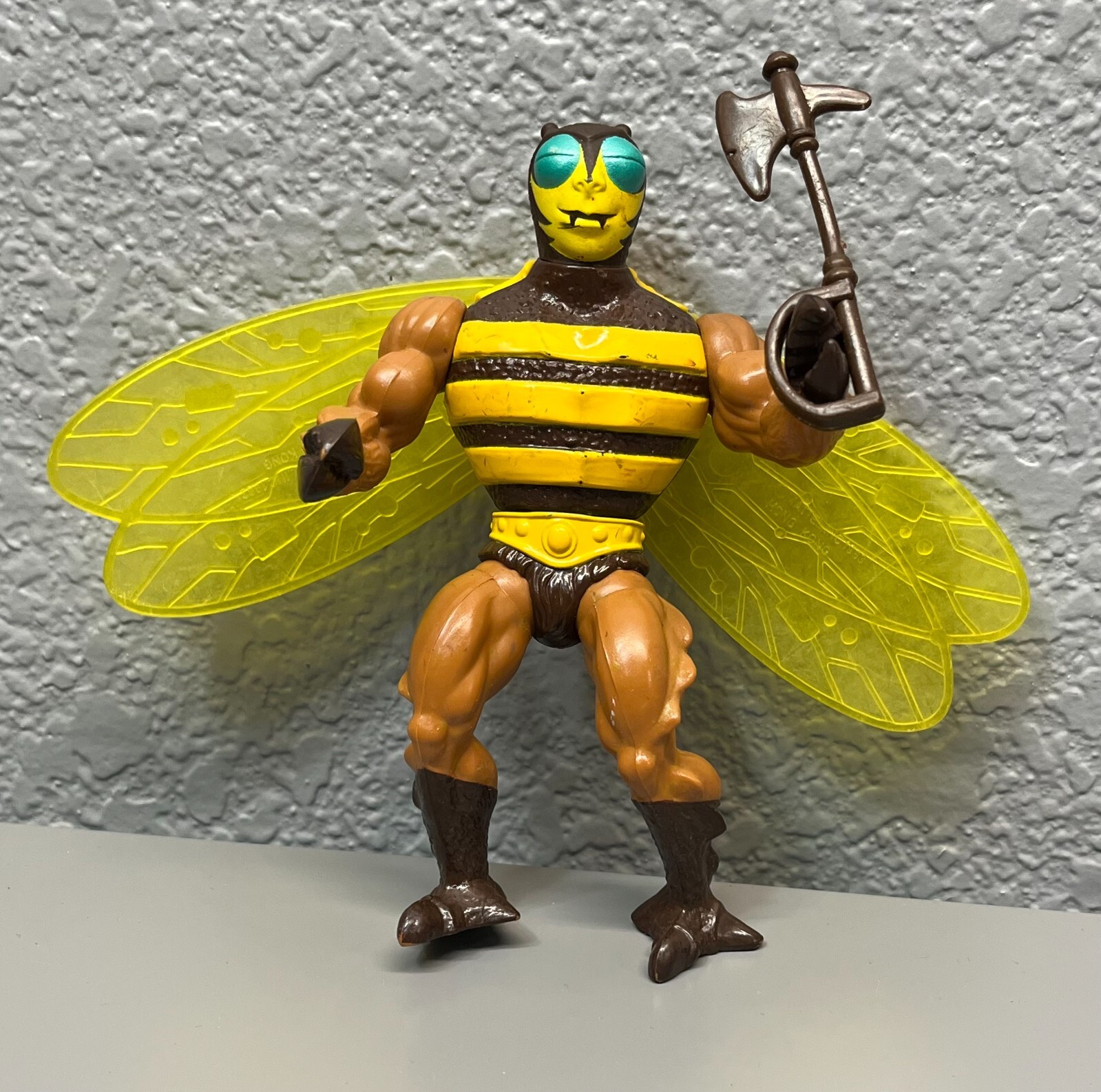 Vintage MOTU - Buzz Off Figure w/ Axe - Bee Guy - 1983 Masters of the ...
