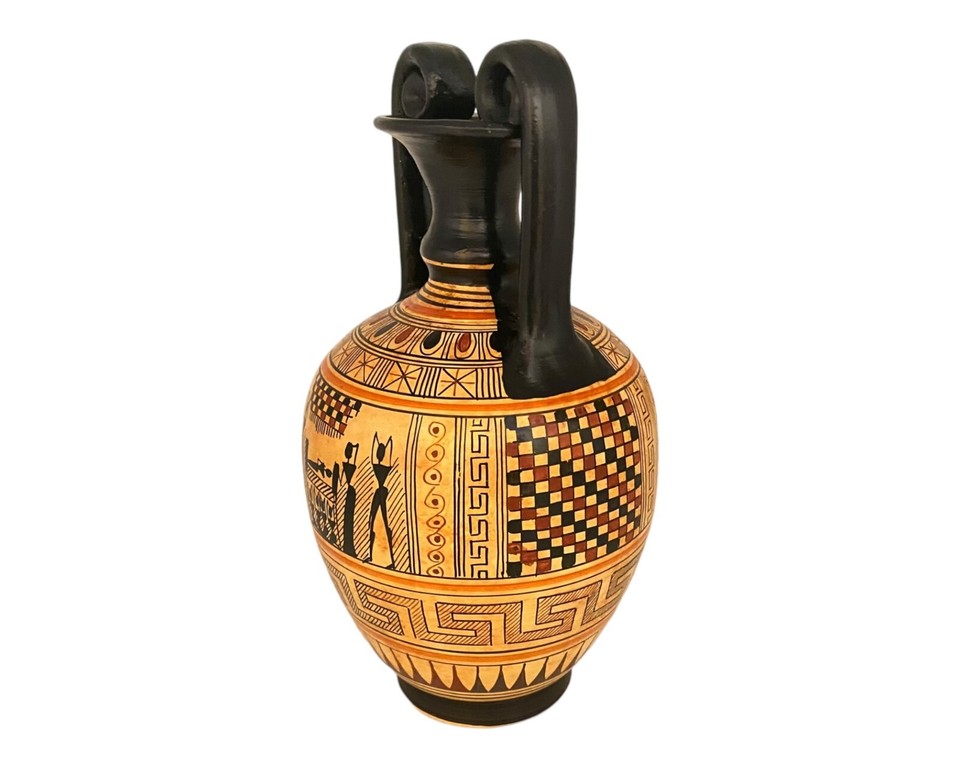 Geometric Vase 24cm,Ancient Greek Pottery Amphora | eBay