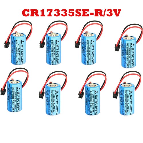 8pcs for Mitsubishi CR17335SE-R/3V Q6BAT 3V 1800mAh Battery with Plug ...