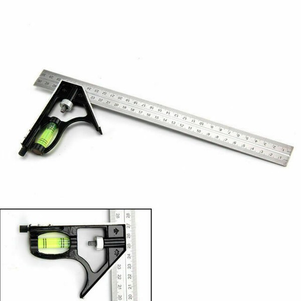 mycambay Squares 300mm Adjustable Engineer Ruler Set Kit for sale ...