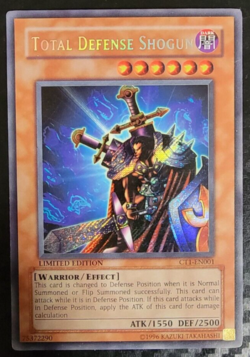 Yu-Gi-Oh! Trading Card Game - Total Defense Shogun - CT1-EN001 - Foil ...