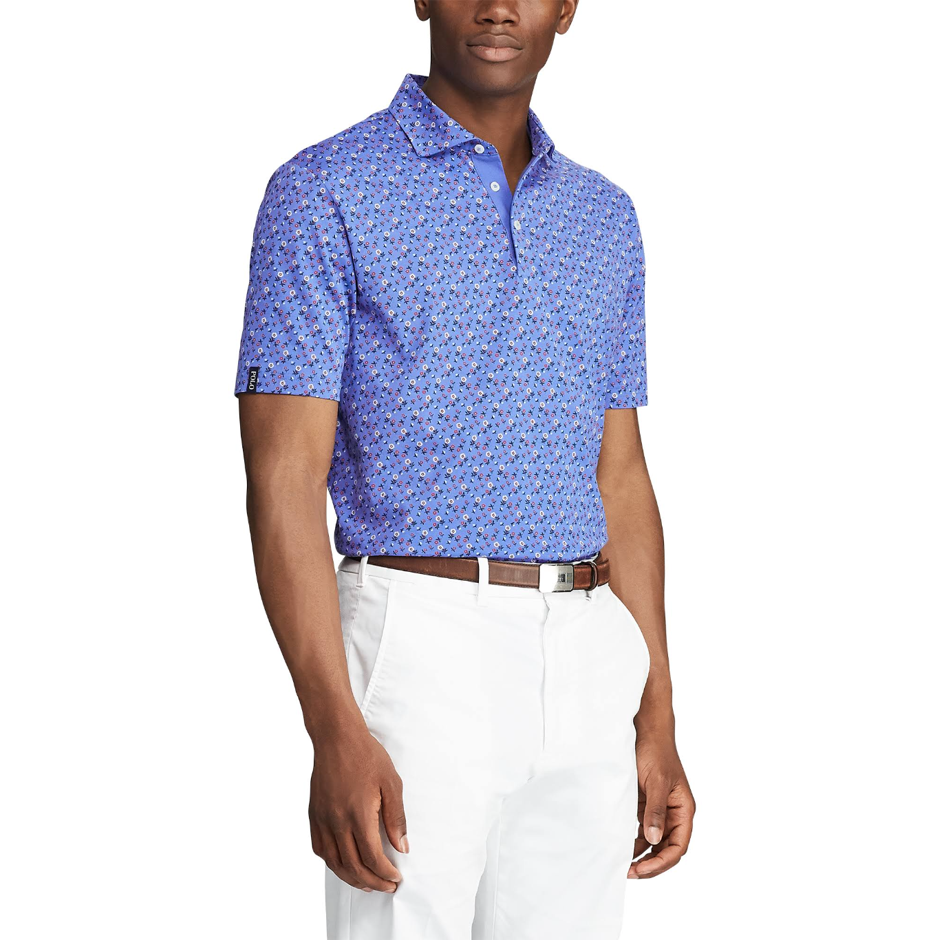 POLO Ralph Lauren RL Ivy Golf Club Polo Shirt Blue Floral Medium MSRP ...