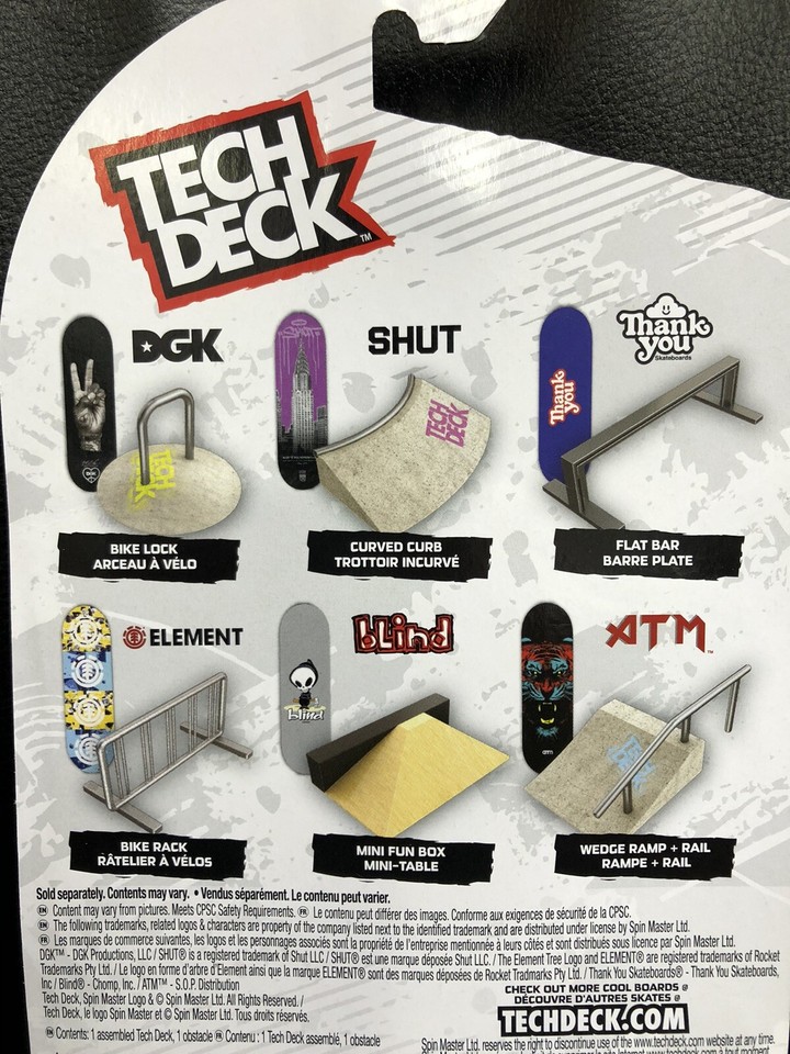 Tech Deck - World Edition Limited Series - ATM -Skateboard-street Hits ...
