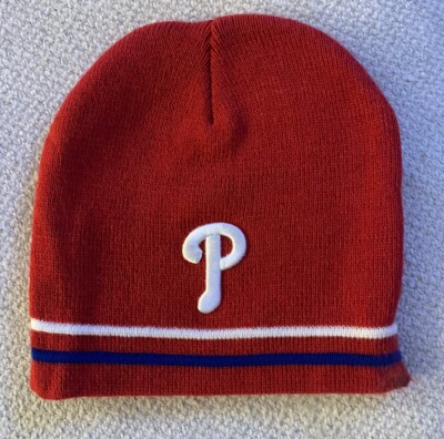 2011 Philadelphia Phillies Beanie Hat Cap Red Cabrini College ...