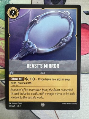 Beast's Mirror Non Foil Disney Lorcana TCG DL299 | eBay