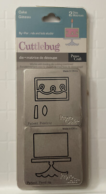 Cuttlebug by: Provo Craft 2 Dies "CAKE" Scrapbooking | eBay