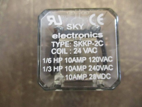Sky Electronics Relay SKKP-2C 24V Coil w/ Base Used | eBay
