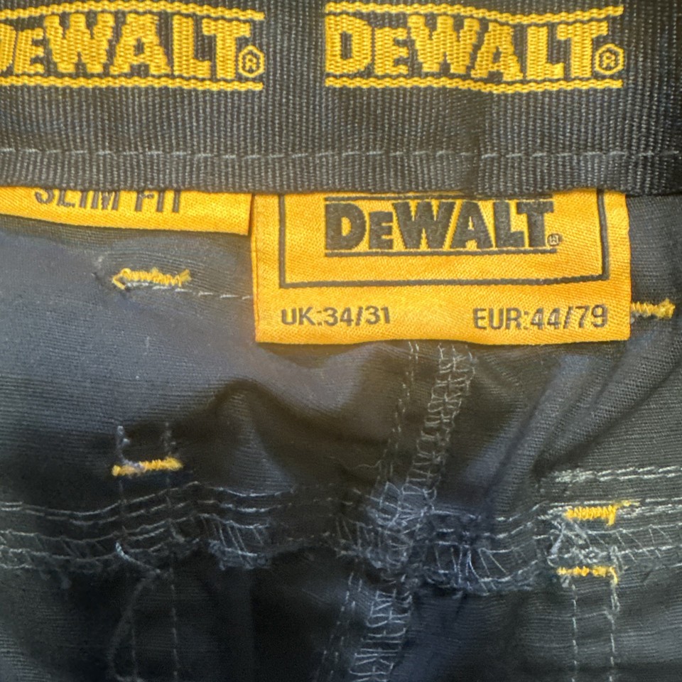 DeWALT BARSTOW WORK TROUSERS W34" L31" SLIM FIT - Brand new with tags ...