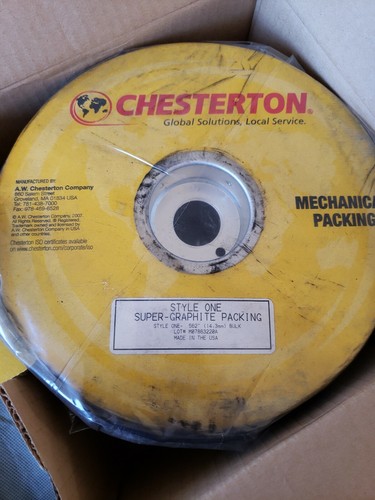 Chesterton Style One Super Graphite Packing 037629 14.3 mm 562" | eBay
