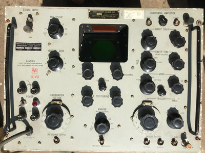 Oscilloscope AN/USM-50C Military Sentinel Tube Oscilloscope | eBay