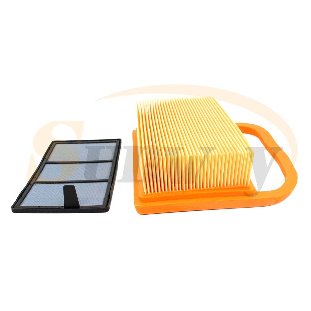 5x Air Filter Sets For Stihl TS410 TS420 Includes Paper Flock Filter ...