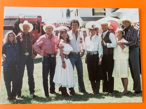 PATRICK DUFFY, LARRY HAGMAN, DALLAS, RARE TRADING CARD, COLLECTOR 90's ...