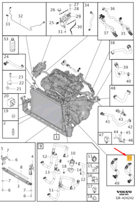 VOLVO V60 MK1 Lower Radiator Hose 31368865 NEW GENUINE | eBay UK