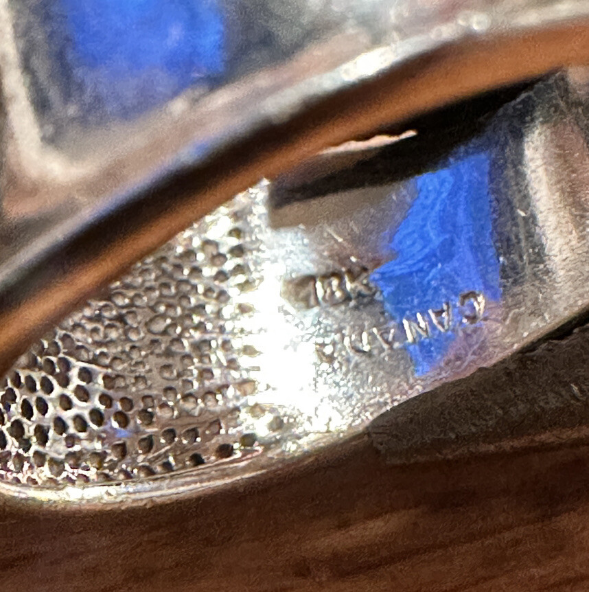 Chateau D'Argent 925 Sterling Silver 18K Gold Lucky E… - Gem