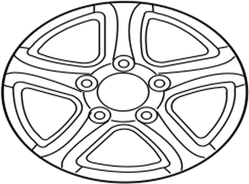 42611-0C100 Toyota Wheel, disc 426110C100, New Genuine OEM Part | eBay