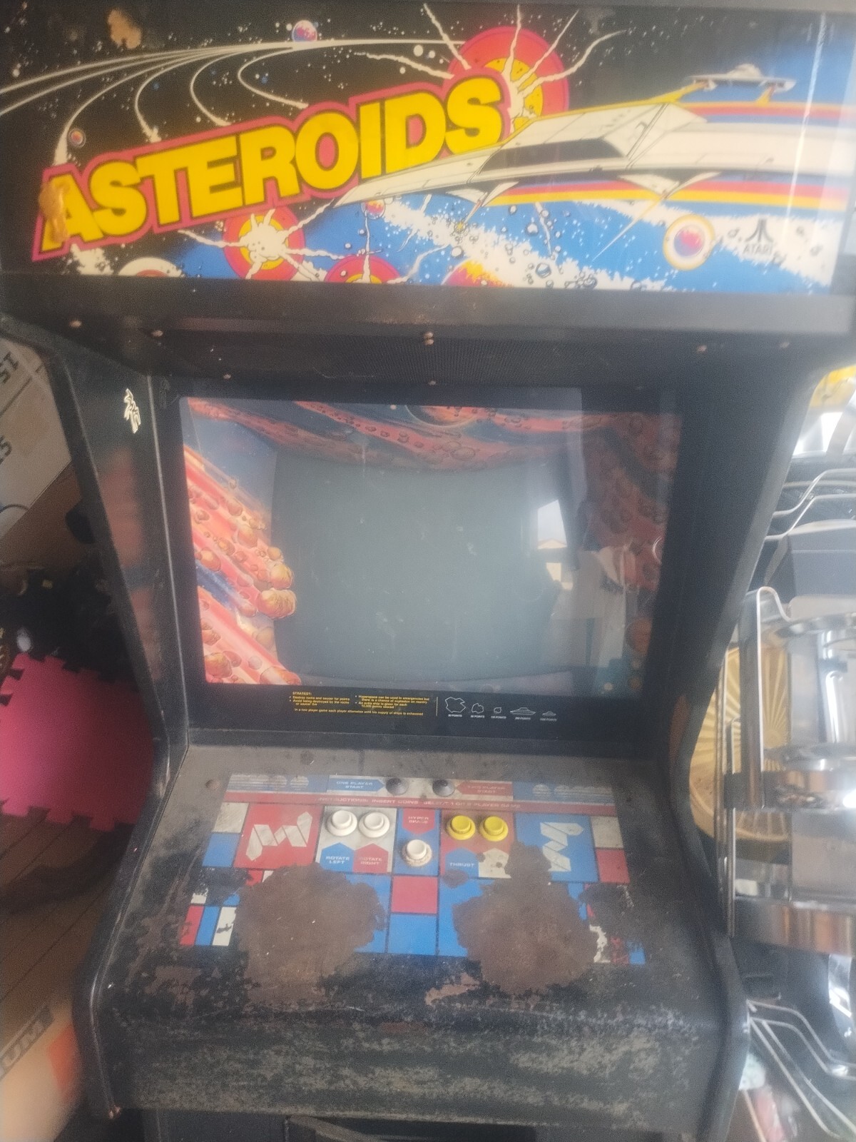 Asteroids Arcade Machine | eBay