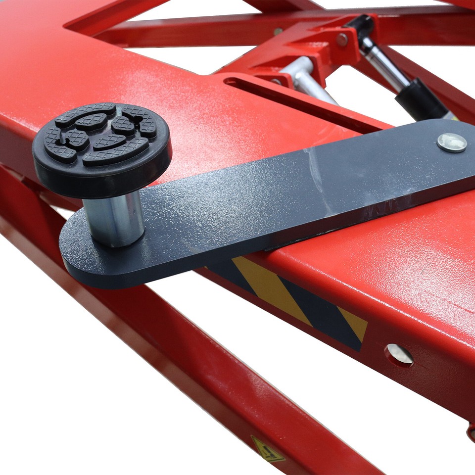 2.7Ton/6000lbsAuto Lift Small Automatic Rise Scissor Car Lift 4.33"-49. ...