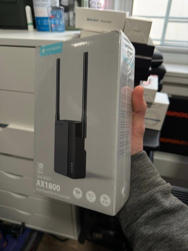 NEW SEALED AX1800 WiFi 6 Range Extender- rockspace WiFi Repeater Covers ...