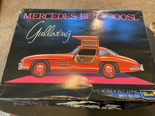 Revell Mercedes 300 SL Gullwing coupe kit. Large scale. Highly detailed ...