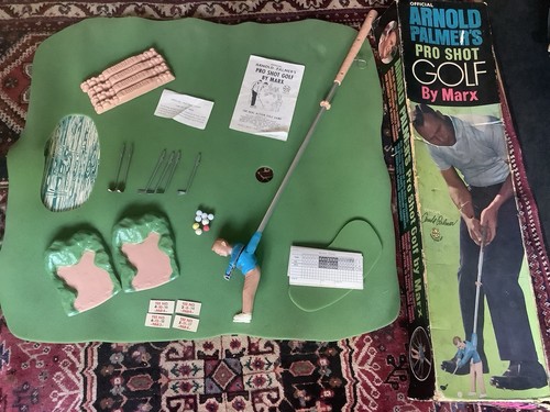 Vintage Toy Arnold Palmer's Pro Shot Golf Game By Marx Boxed NEAR ...