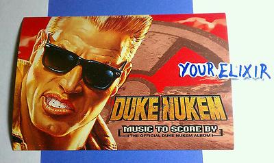 DUKE NUKEM MUSIC TO SCORE BY MEGADETH COC TYPE O SLAYER RED Postcard ...